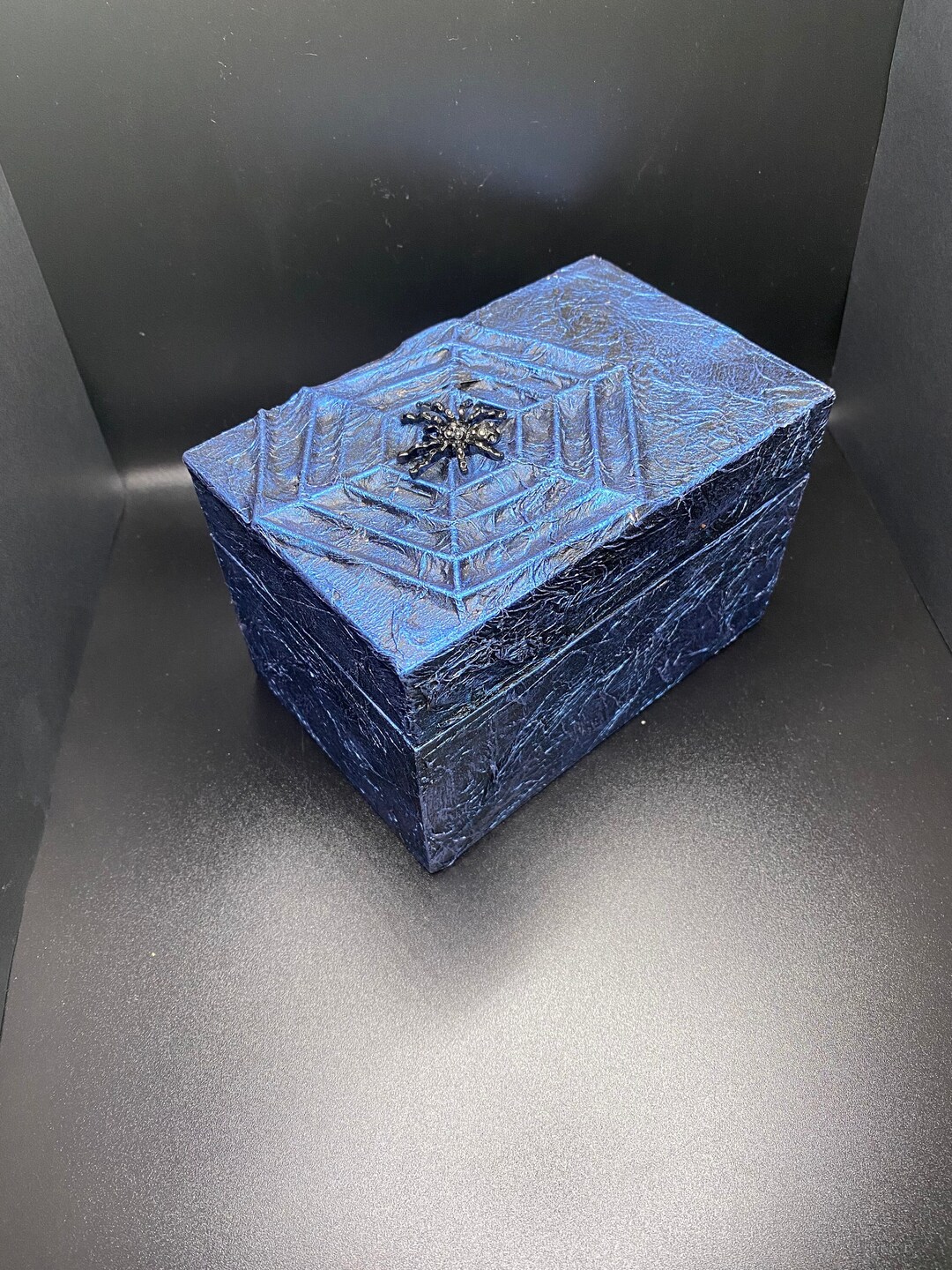 Painted Gothic Spider Box - Etsy