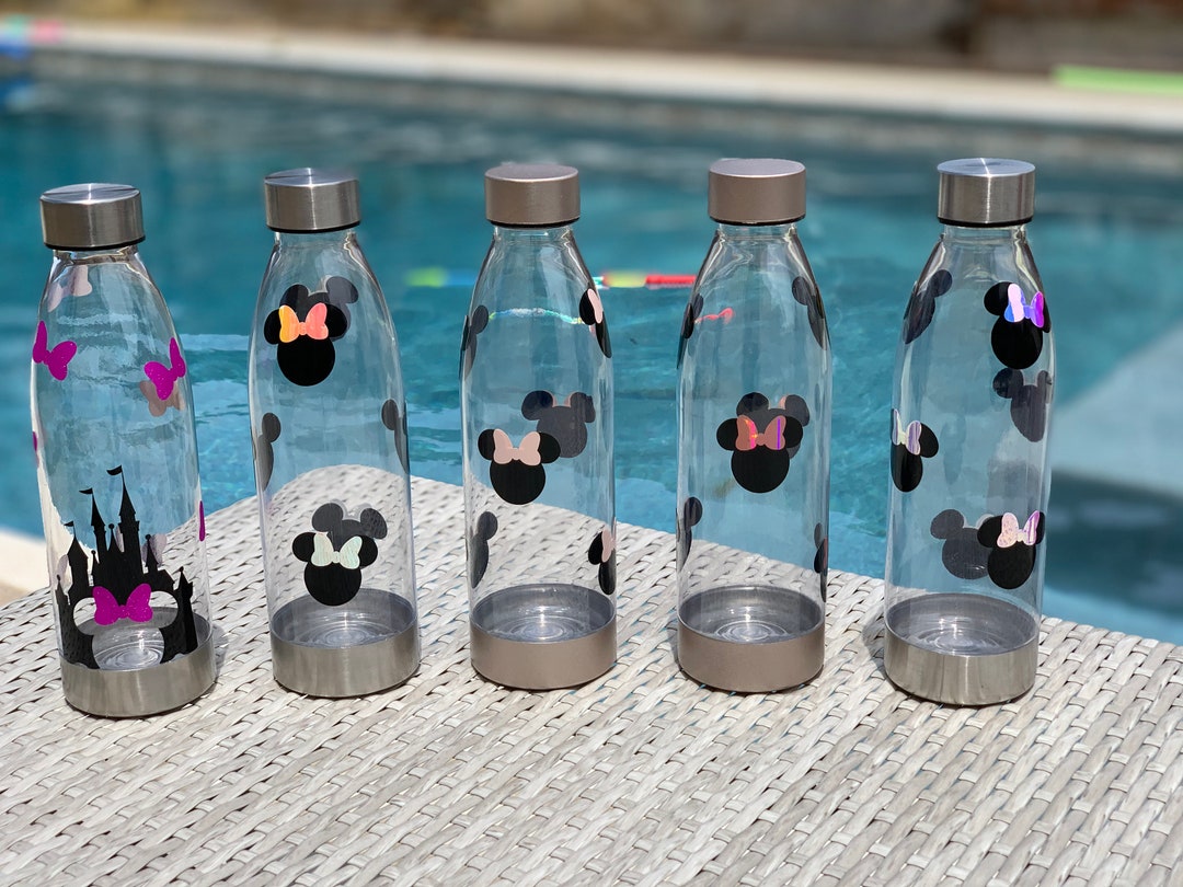 Disney Inspired Water Bottles/mickey/minnie/disney Castle - Etsy