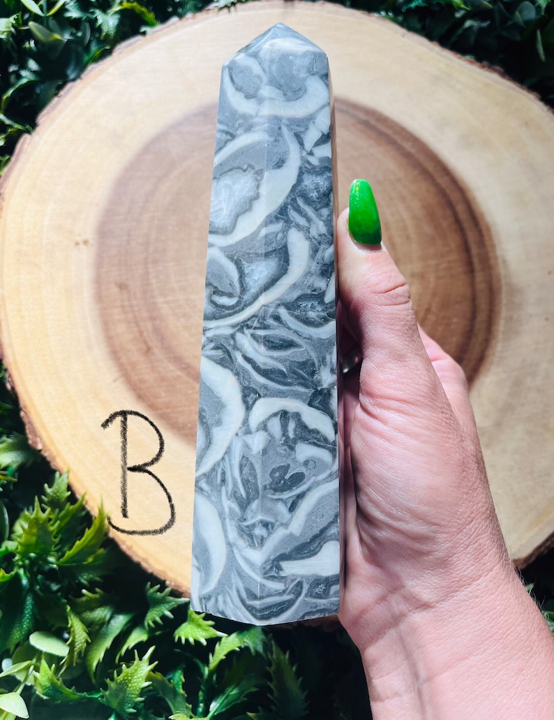 Shell Jasper Thousand Eye Jasper Large Tower - Etsy