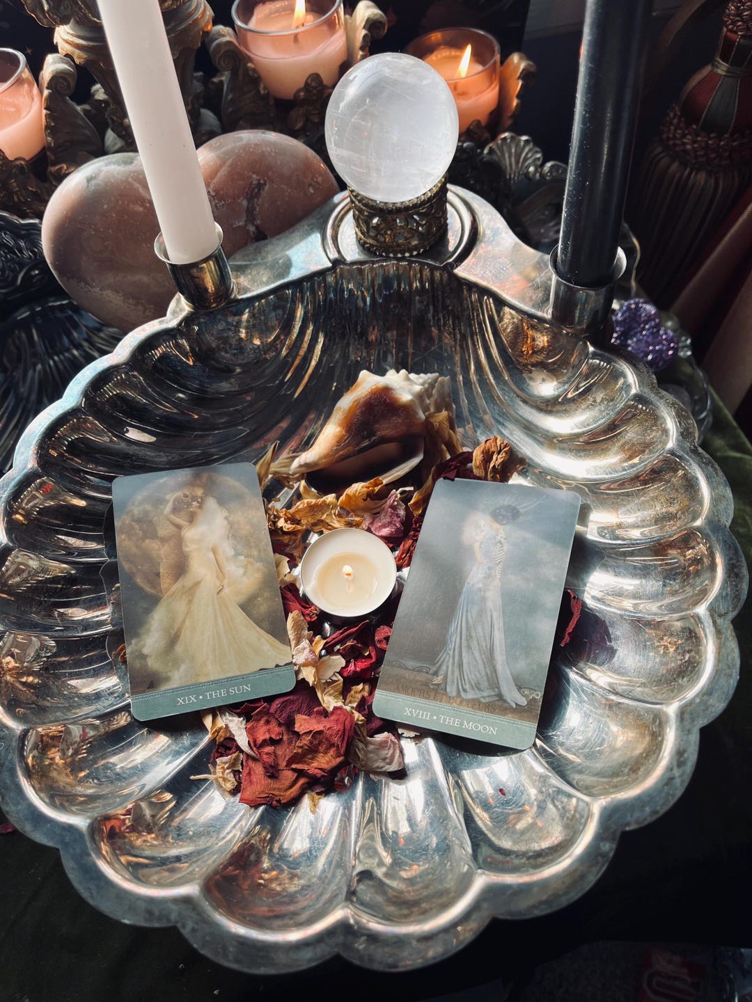Vintage Witch Sea Shell Altar Tray - Etsy