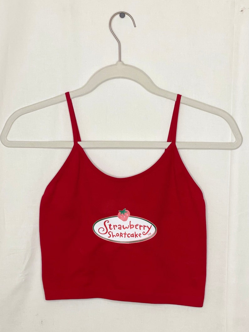 Strawberry Shortcake Tank Pink Tank Top Girly Cute Top - Etsy