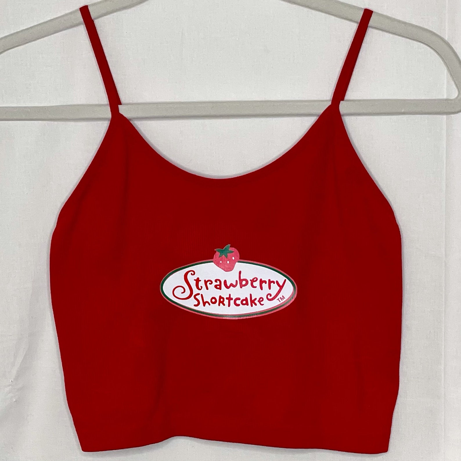 Strawberry Shortcake Tank Pink Tank Top Girly Cute Top - Etsy