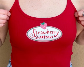 Strawberry Inspired Tank Top - Etsy