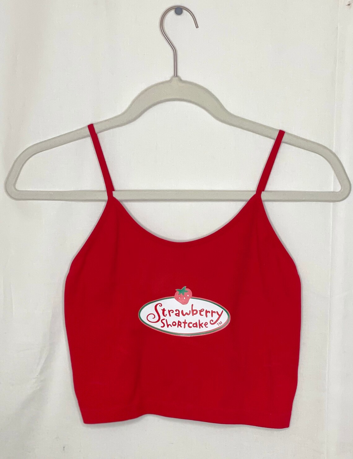 Strawberry Shortcake Tank Pink Tank Top Girly Cute Top - Etsy