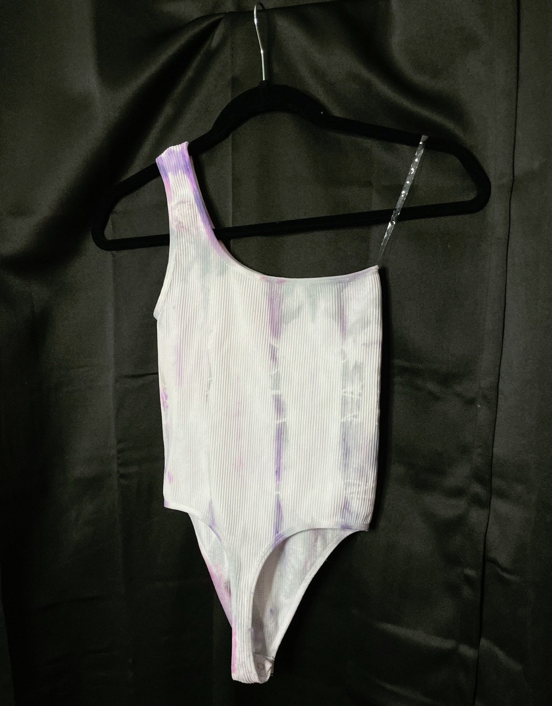 Body teint à la main body violet et gris tie-dye violet et - Etsy France