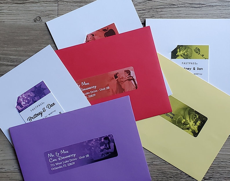 Disney Address Labels CUSTOMIZABLE Disney Princess Mailing - Etsy UK