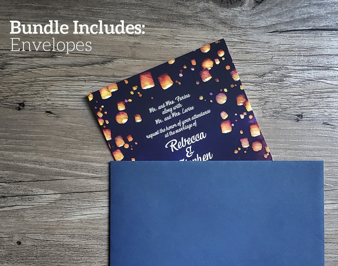 Disney Tangled Wedding Invitations cardstock or Magnet - Etsy