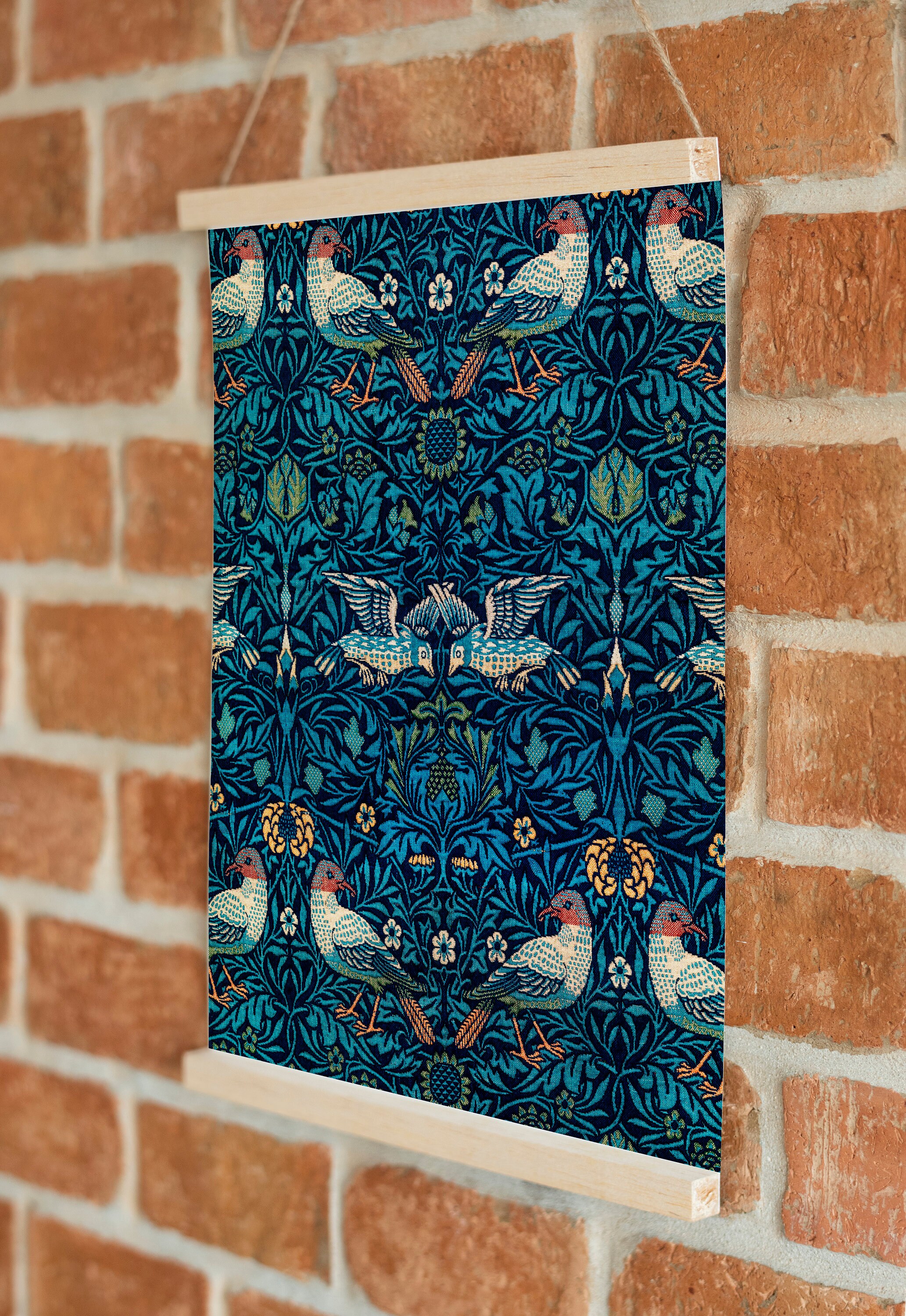 William Morris Print Floral Art Print Vintage Blue Flower - Etsy