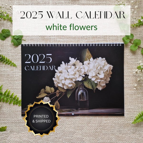 Flower Calendar - Etsy