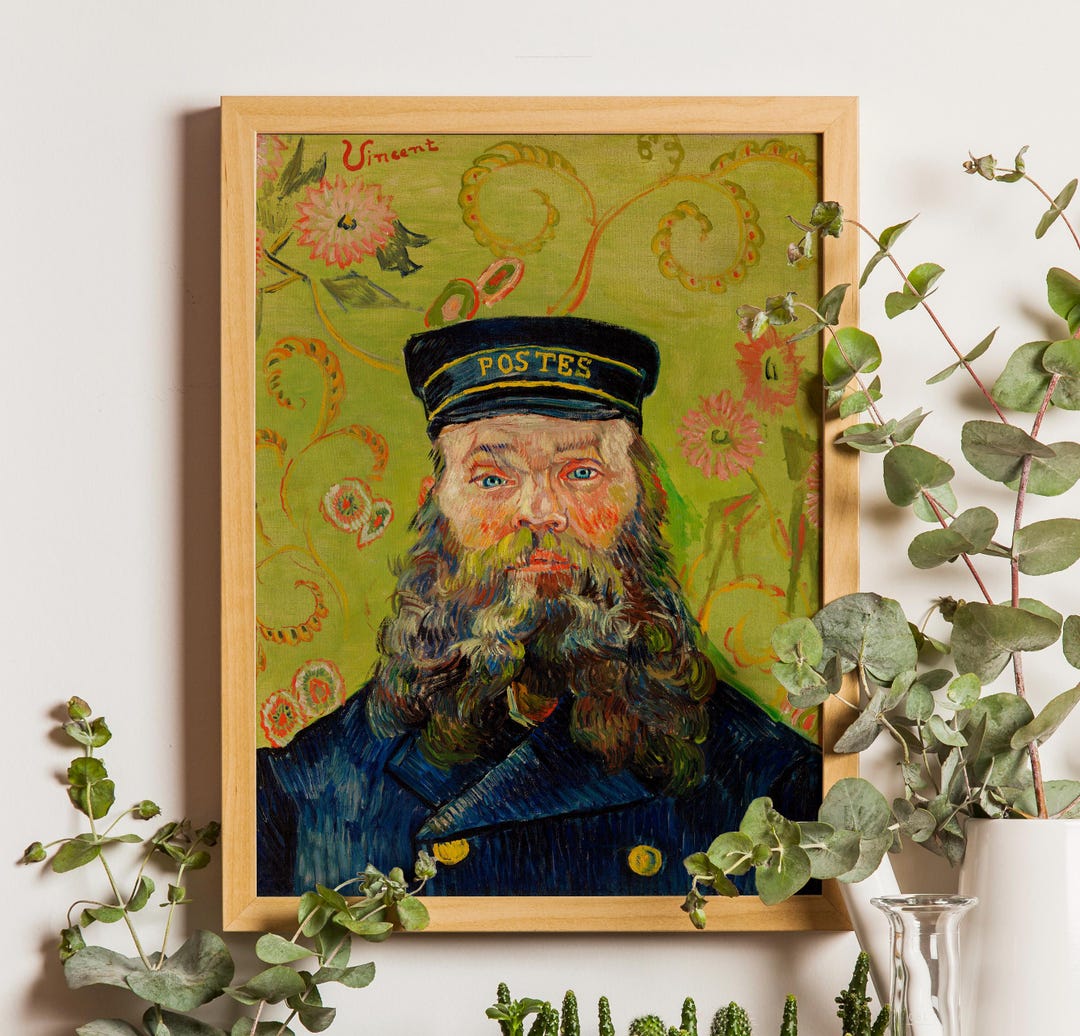 Vincent Van Gogh Post Man Print, Van Gogh Prints and Canvas, Vincent ...