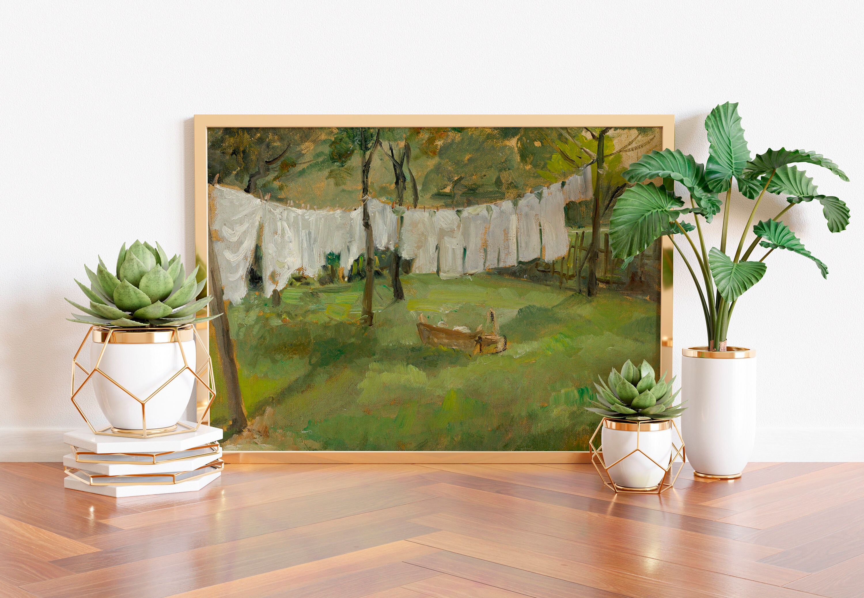 Laundry Room Art Vintage Farmhouse Decor Painting Loundy - Etsy