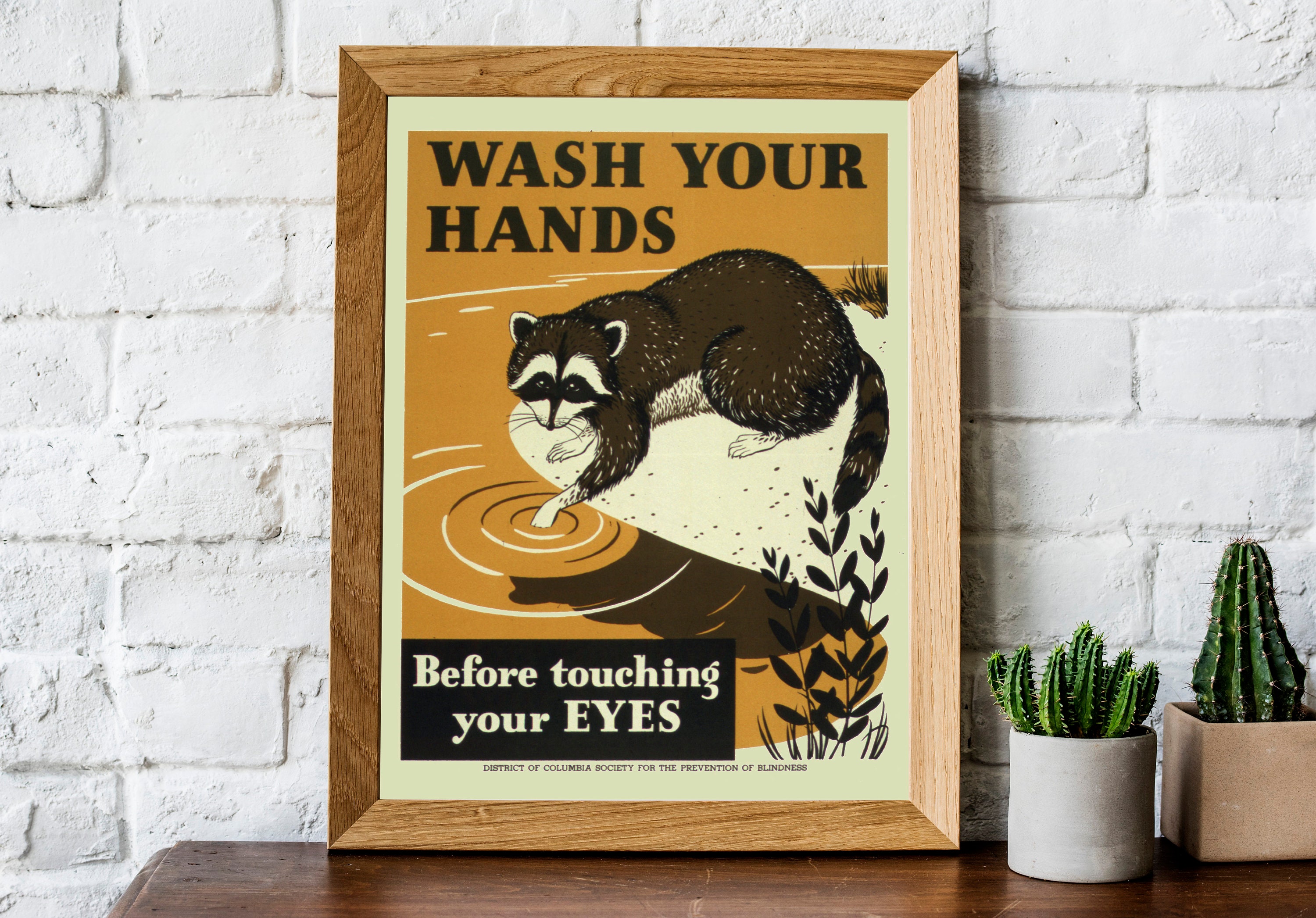 Vintage Wash Your Hands Sign Bathroom Poster Retro Bathroom | Etsy