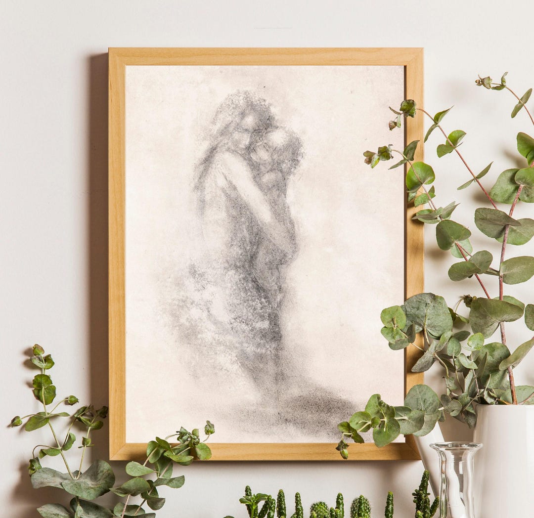 Vintage Mother and Child Art Print: George Minne Symbolist Drawing - Etsy