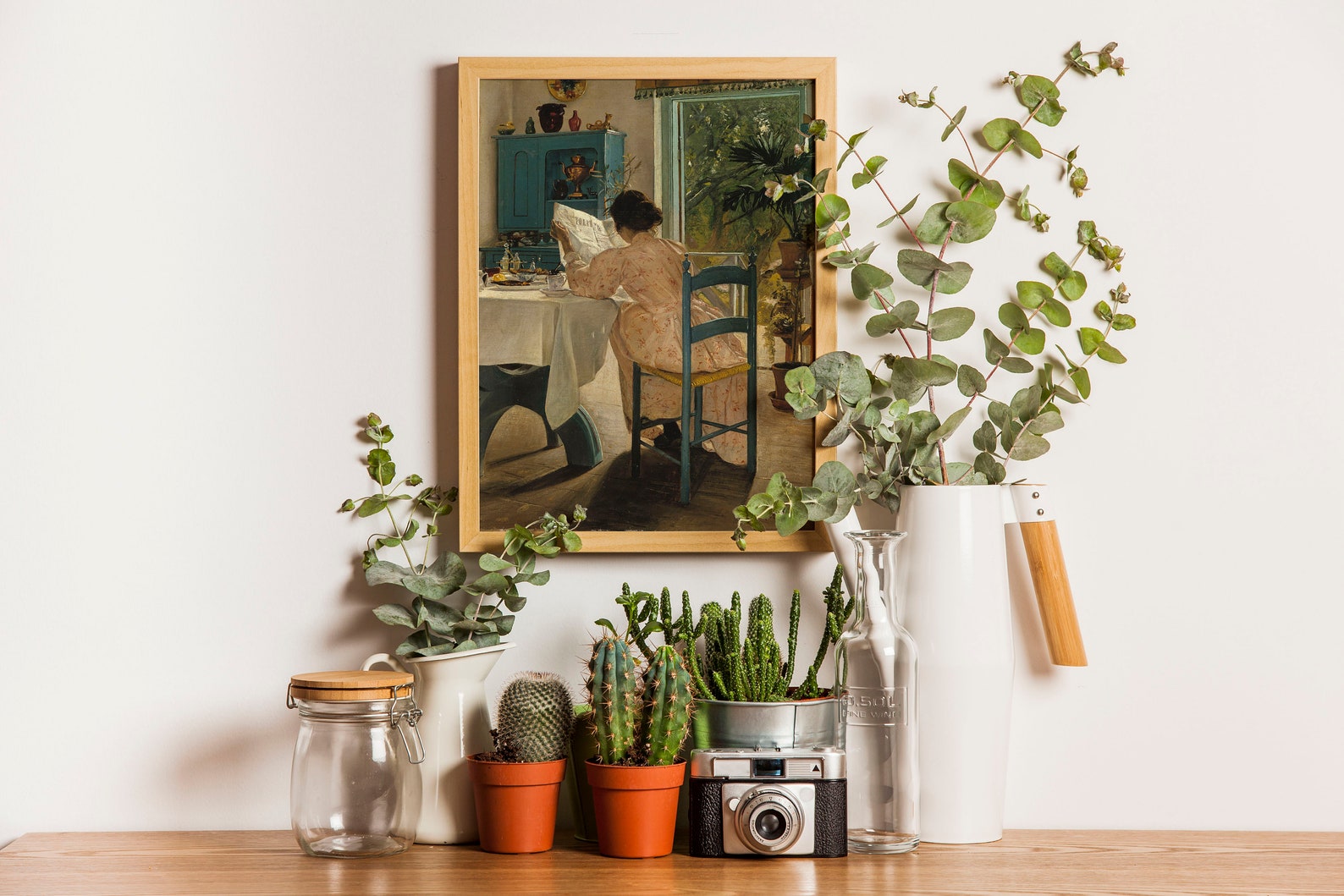 Woman at Breakfast Painting L.A. Ring Breakfast Painting - Etsy