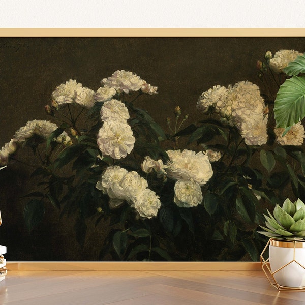 Printed Roses - Etsy