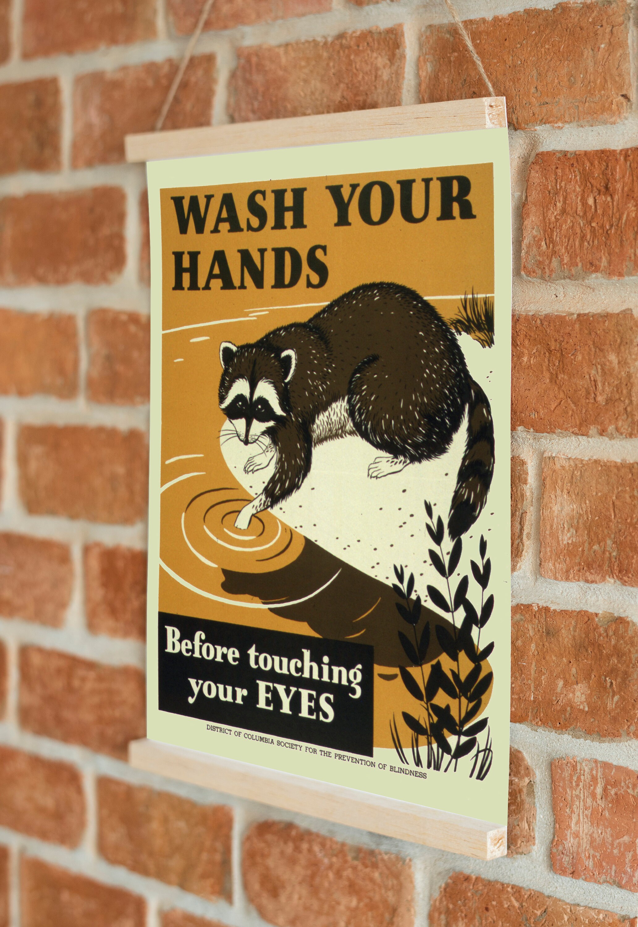 Vintage Wash Your Hands Sign Bathroom Poster Retro Bathroom | Etsy