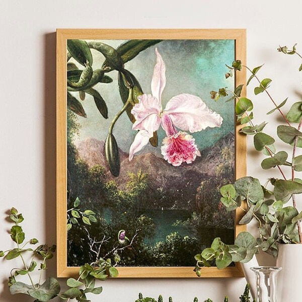Orchid Print - Etsy