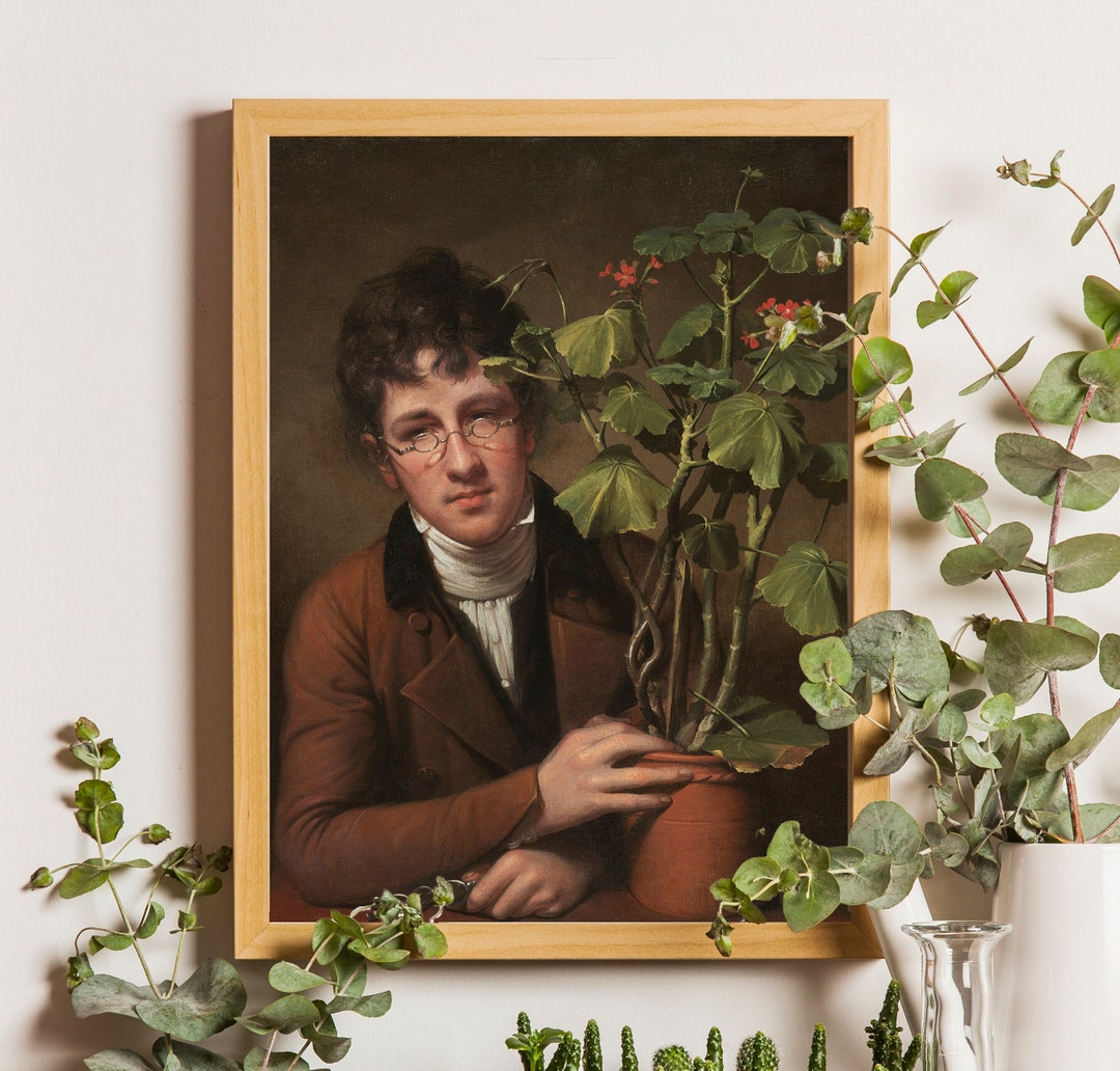 Rembrandt Peale: rubens Peale With a Geranium 1801giclee Fine Art Print ...