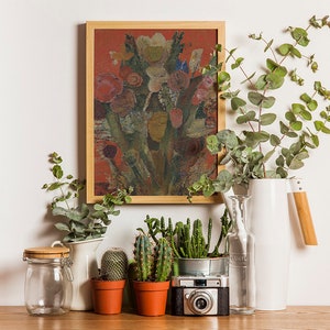 Eccentric Bouquet Wall Art, Antique Victorian Botanical Wall Art ...