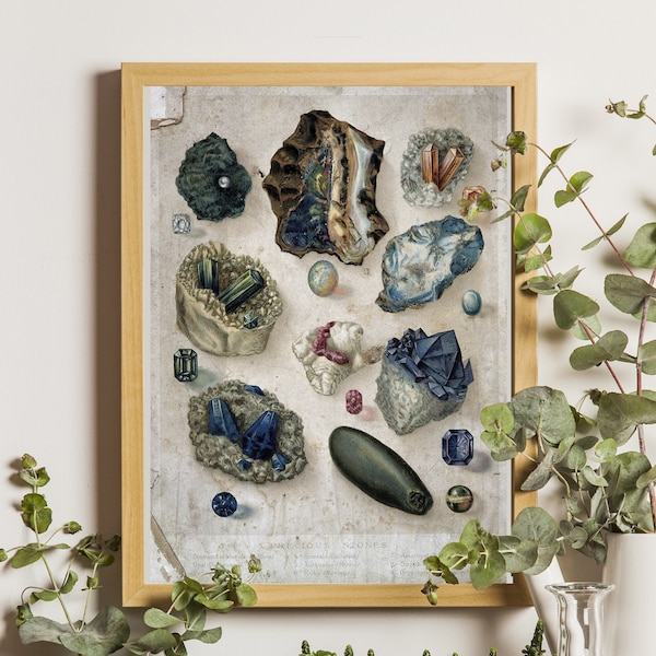 Minerals Poster - Etsy