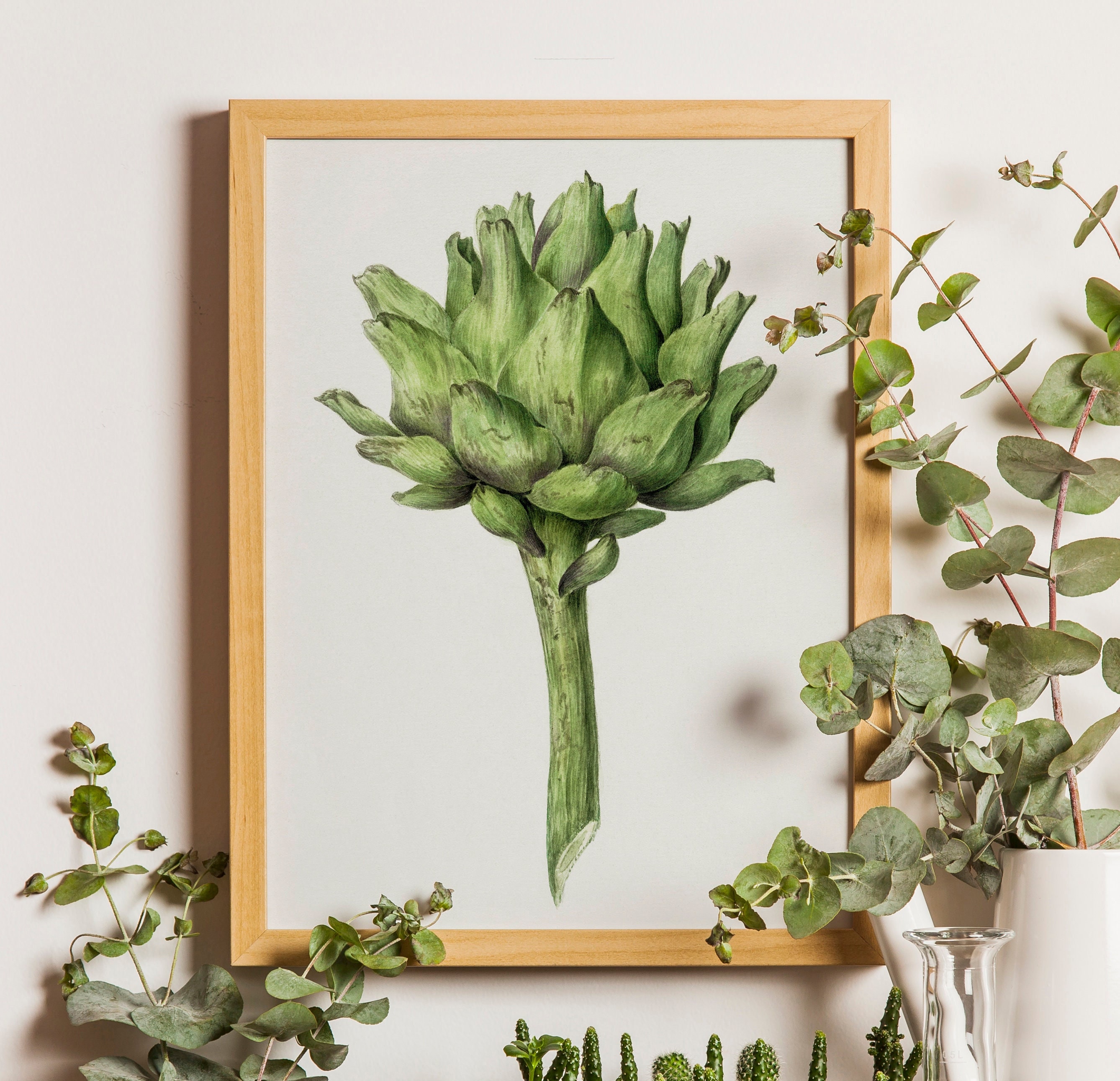 Vintage Artichoke Illustration