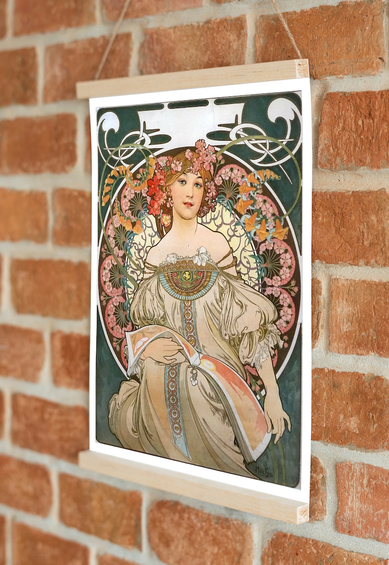 Alphonse Mucha Print Alphonse Mucha Poster Bohemian Print - Etsy