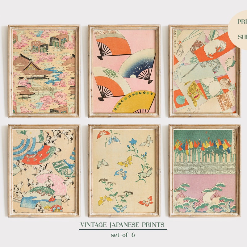 Japanese Print - Etsy