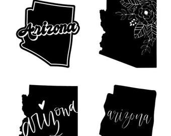 Arizona State Pride Decals - Etsy