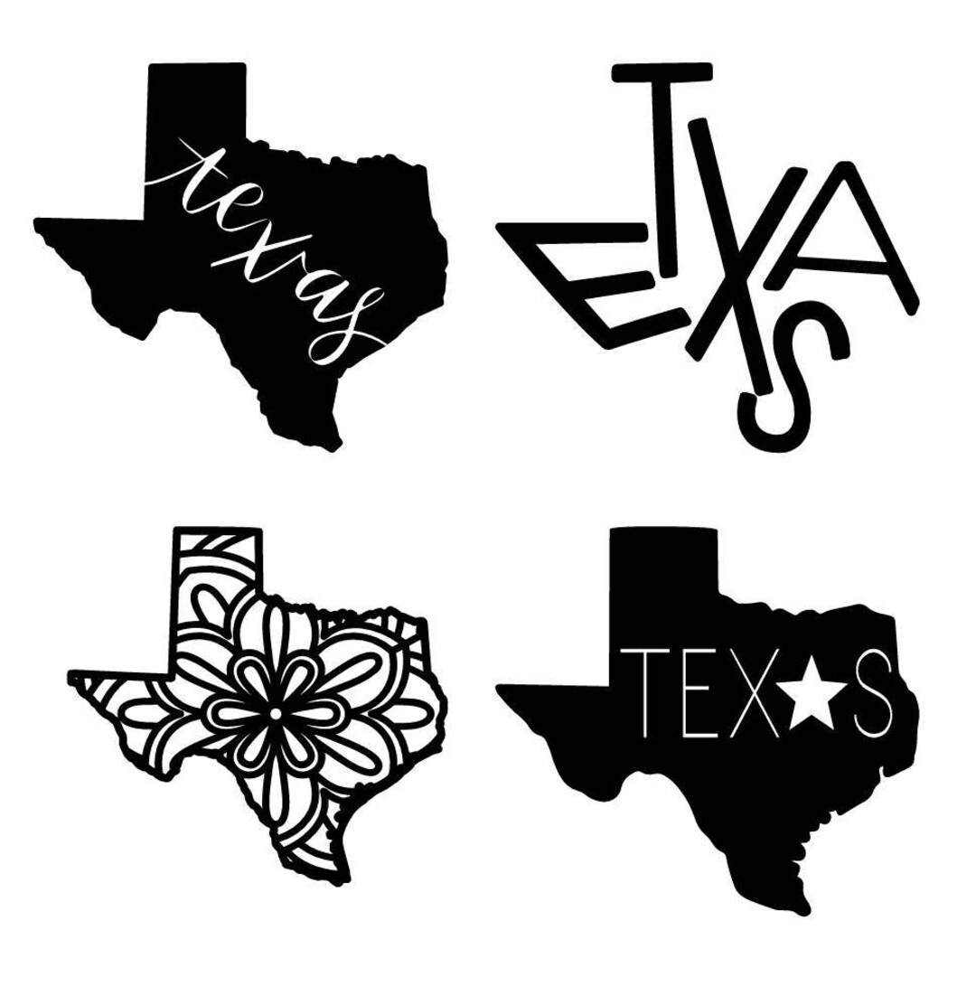 Texas State Pride Decal Bumper Sticker - Etsy