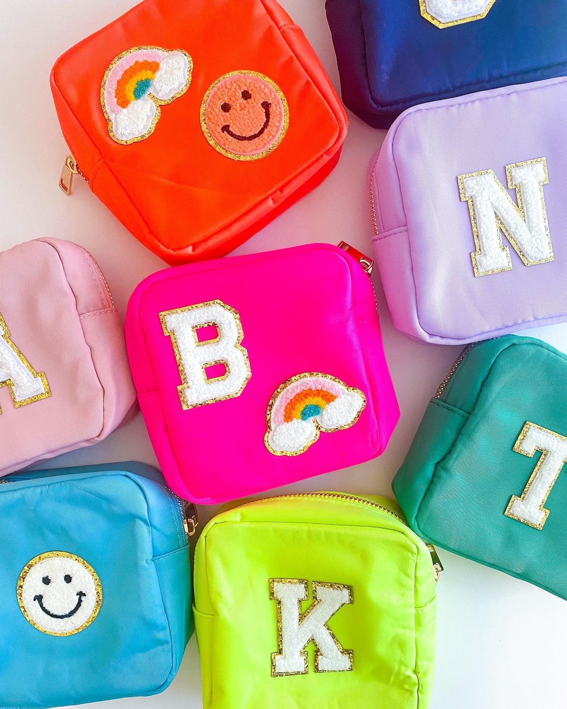 Small Nylon Cosmetic Bag Custom Pouch Personalized Pouch - Etsy