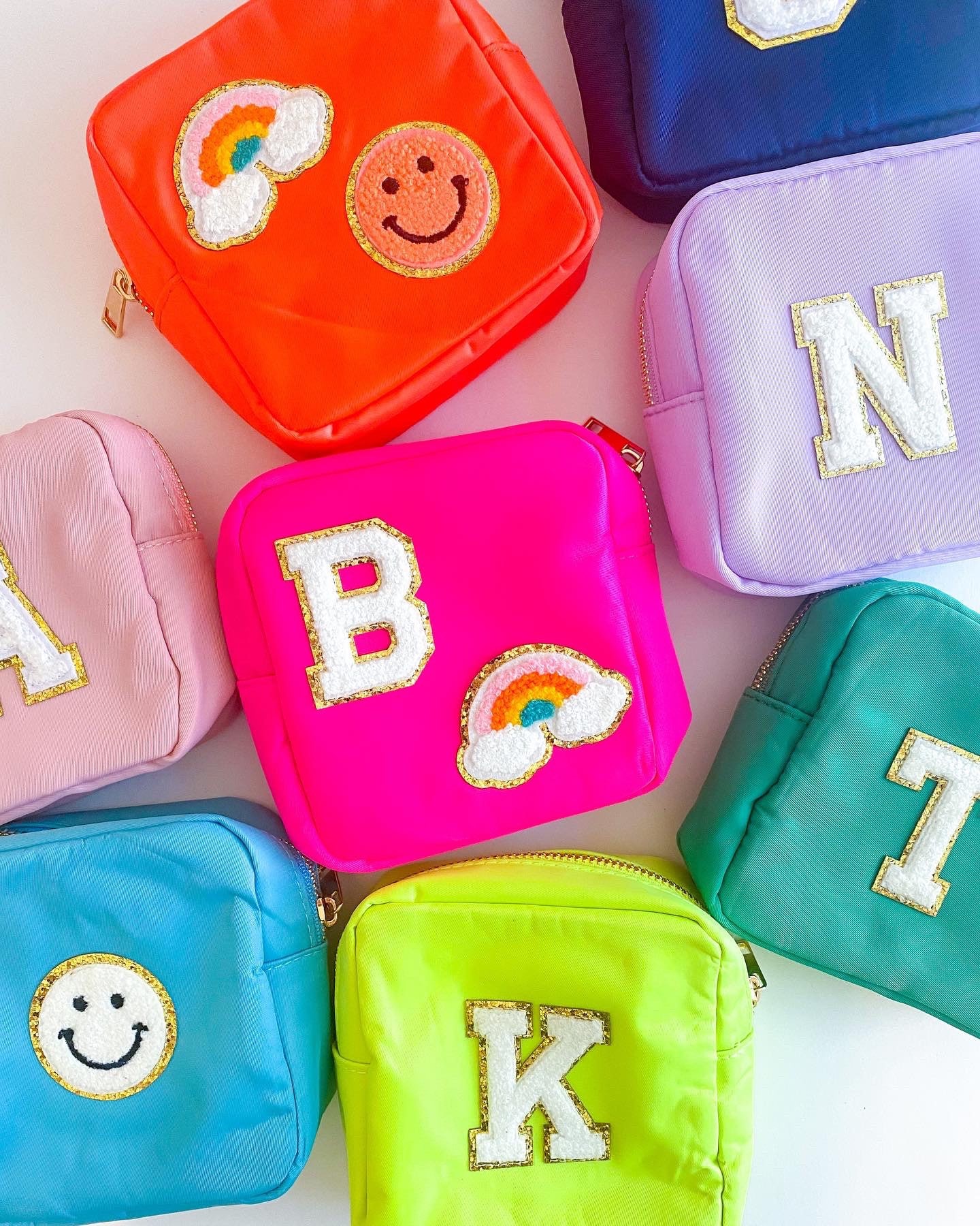 Small Nylon Cosmetic Bag Custom Pouch Personalized Pouch - Etsy