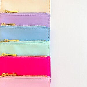 Initial Keychain Wallet With Chenille Letter Patch | Coin Purse ...