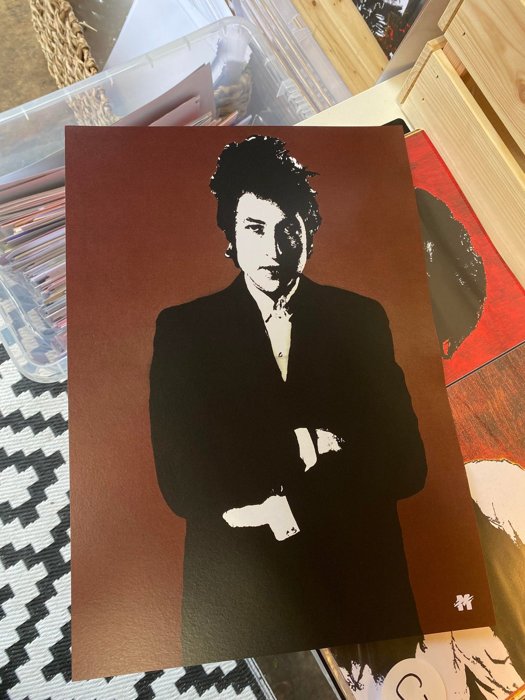 Bob Dylan Art Print From Original Painting High Quality - Etsy
