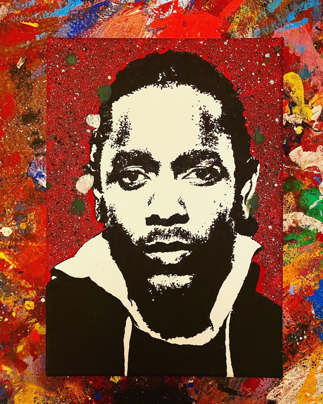 Kendrick Lamar Art Print From Original Painting High - Etsy