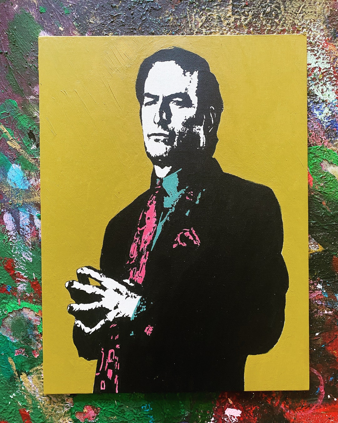 Saul Goodman Art Print From Original Painting High Quality - Etsy