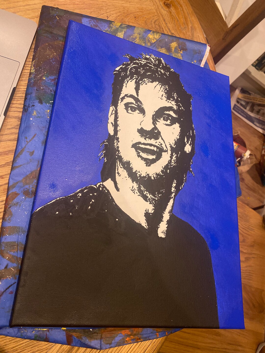 Theo Von Art Print From Original Painting High Quality - Etsy