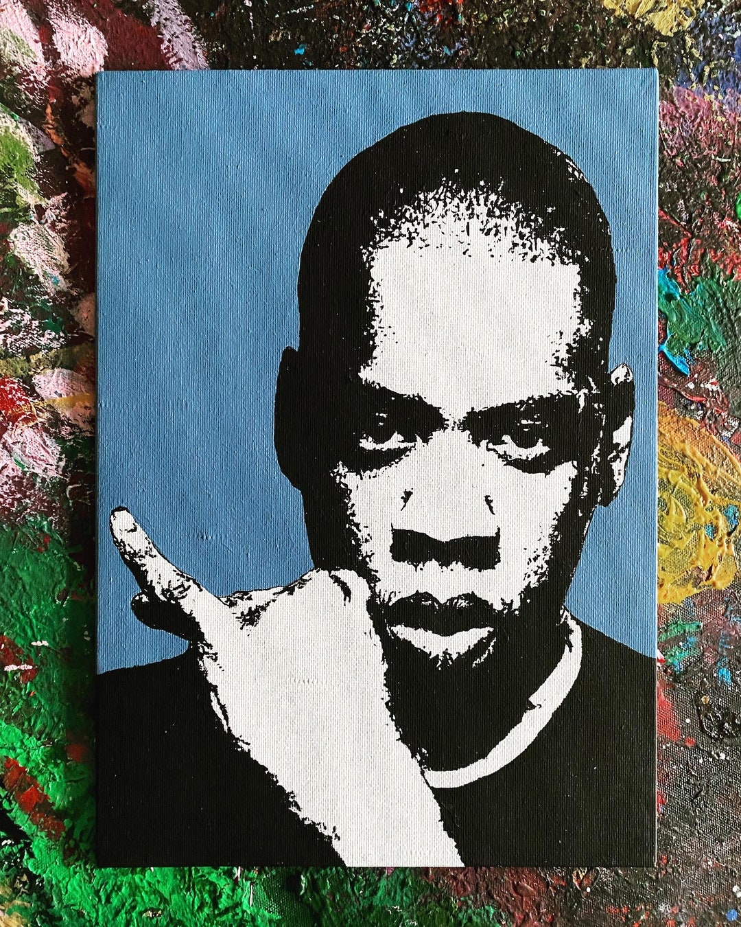 Jay Z Art Print From Original Painting High Quality Free - Etsy