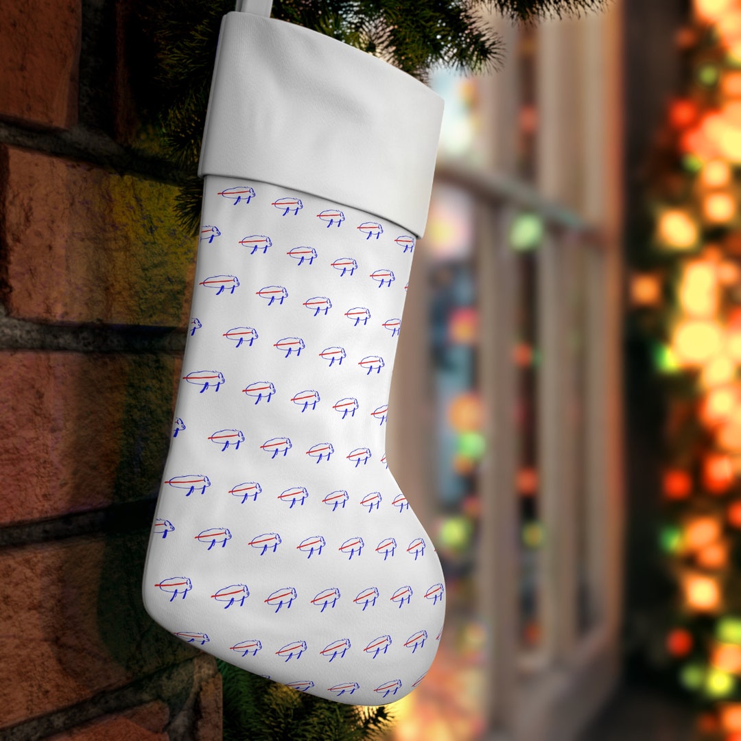 Josh Allen Buffalo Bills Potato Logo Stocking, NFL Christmas Gift, Team ...