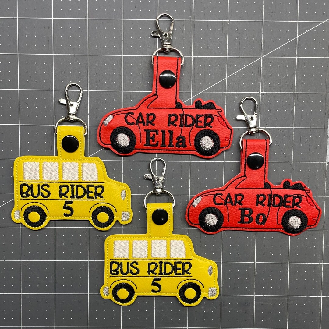 Back Pack Tags, Car Rider, Bus Rider Book Bag Tags. - Etsy