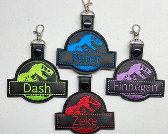 T Rex Name Tag - Etsy