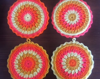 Granny Square Potholder - Etsy