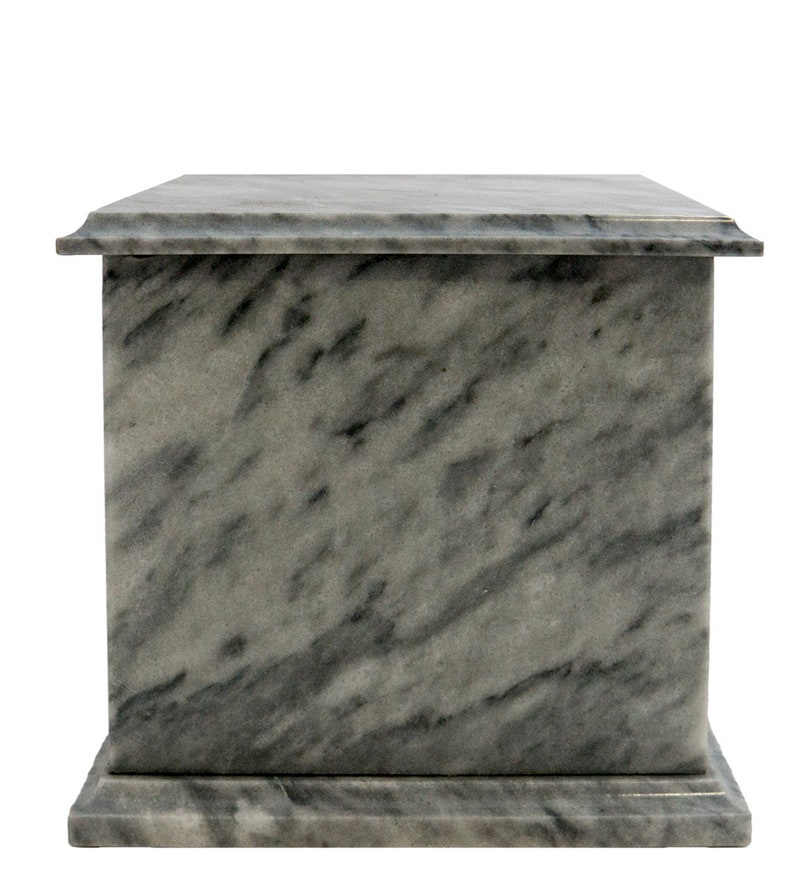 Modern Grey Marble Box Cremation Urn for Ashes (full Size / Adult) - Etsy