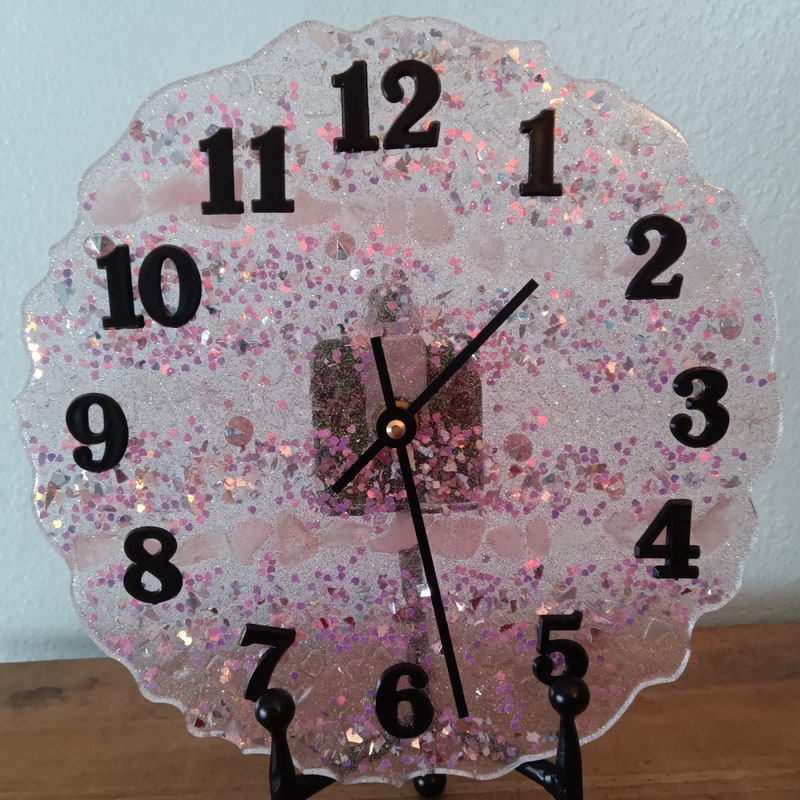 Rhinestone Clock - Etsy