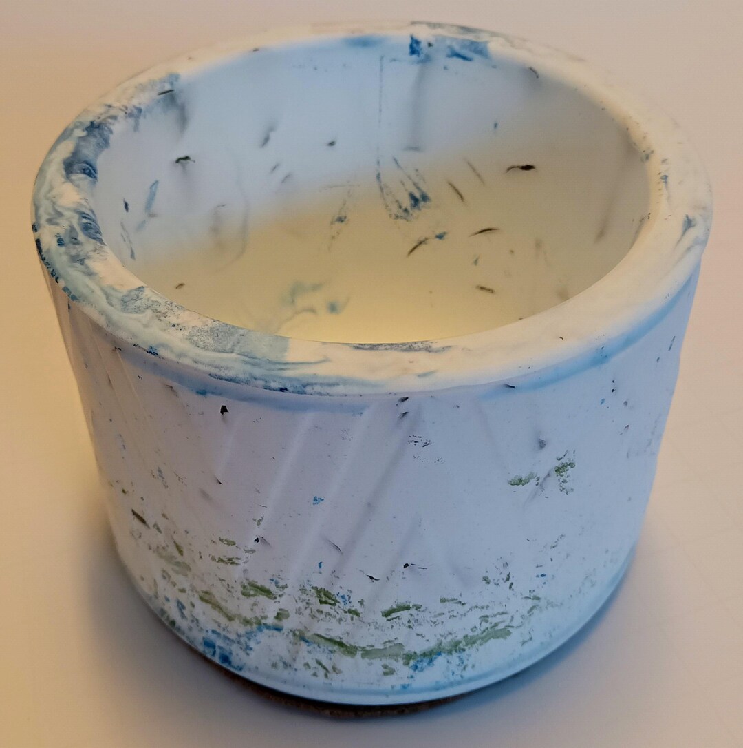 Gypsum Plaster Bowl, Plaster Bowl, Decorative Bowl, White Bowl With ...