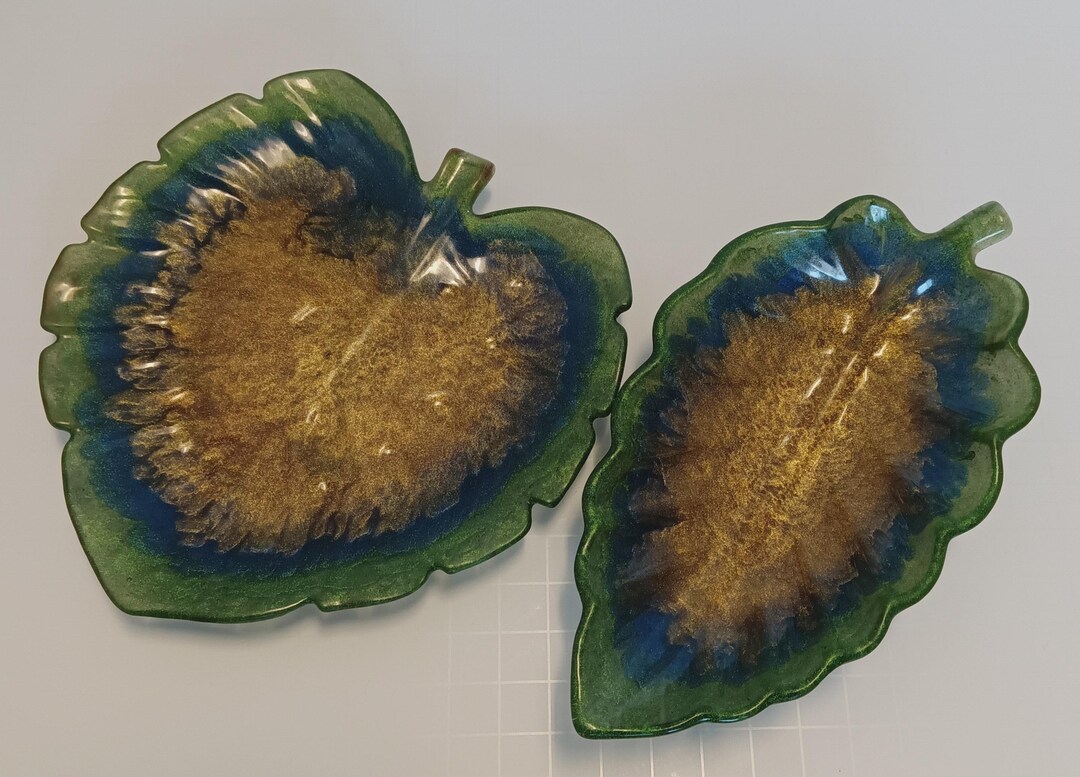 Resin Leaf Trinket Tray Set: Autumn Home Décor - Etsy