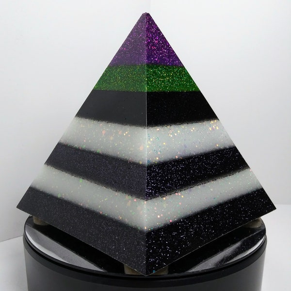 Resin Pyramid Light - Etsy