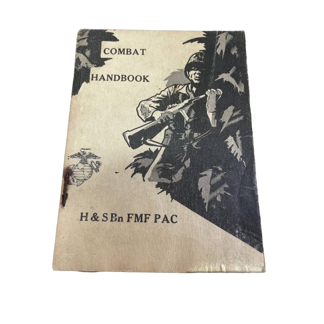 1960s Army Combat Vintage Handbook - H&S Bn FMF PAC - Etsy