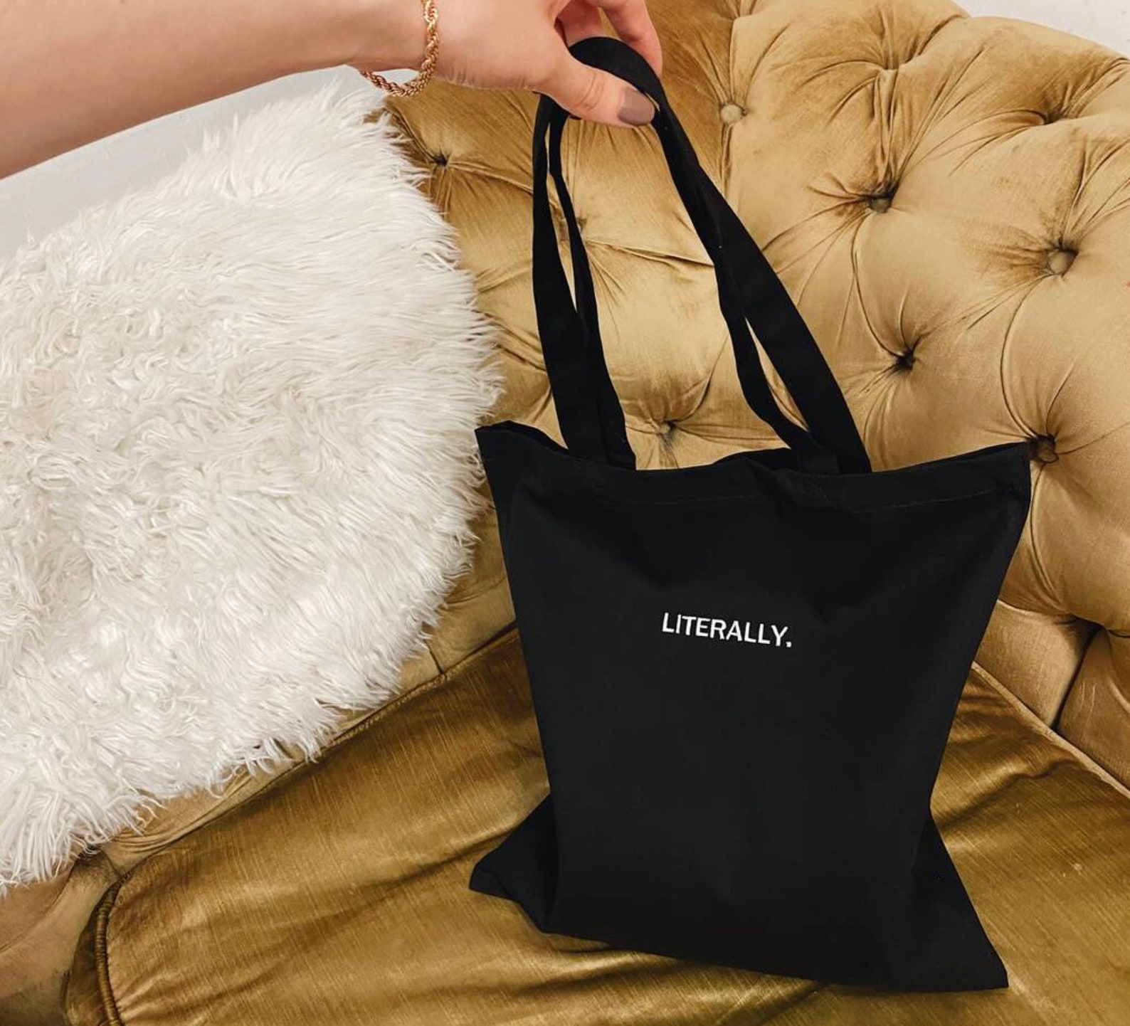 Personalized Canvas Tote Bag // Custom Name Embroidered Canvas - Etsy