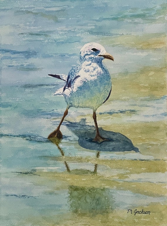 Catching Some Rays Watercolor Print - Etsy