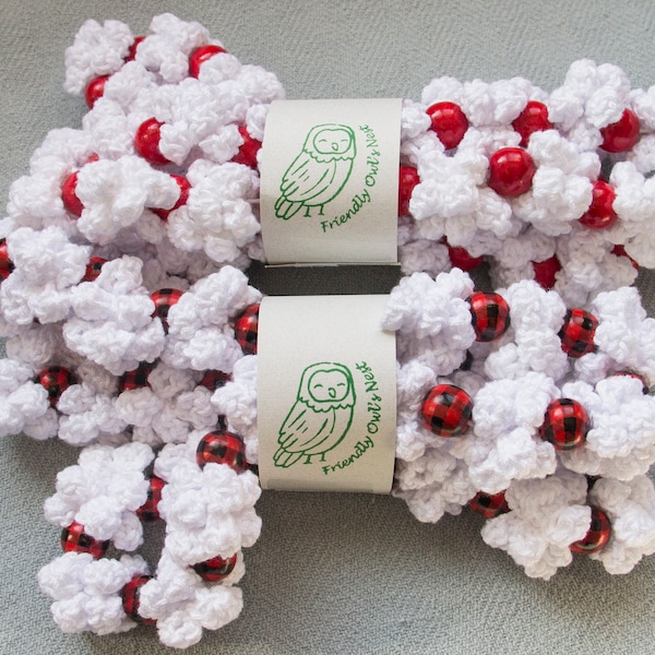 Popcorn String Christmas Tree Decorations - Etsy